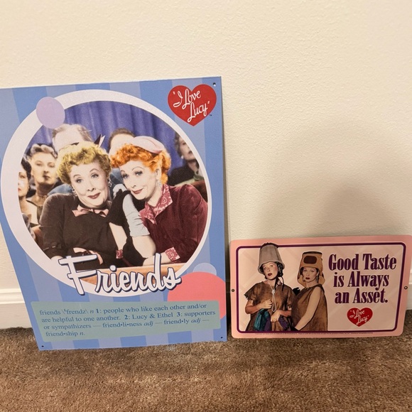 Accents | I Love Lucy Wall Art Set Multicolor | Poshmark